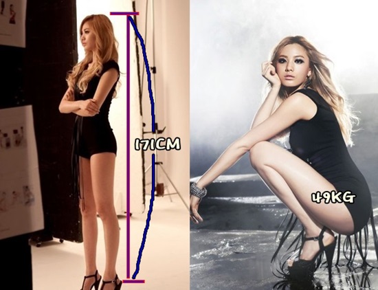 '오렌지캬라멜' 나나, '171cm - 49kg - 허리 25인치'의 55사이즈?! '헉! 몸매 비율 대박'