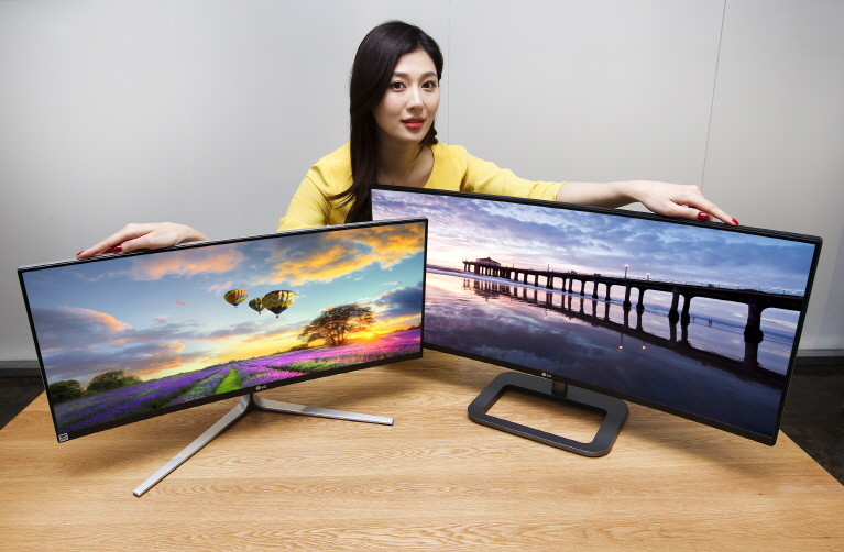 Lg전자 21 9 화면비 곡면 모니터 라인업 확대