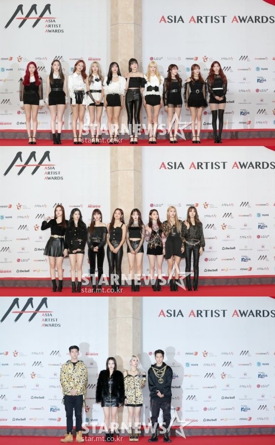 [2018 AAA] KARD-우주소녀-구구단-설현, 뉴웨이브상 수상