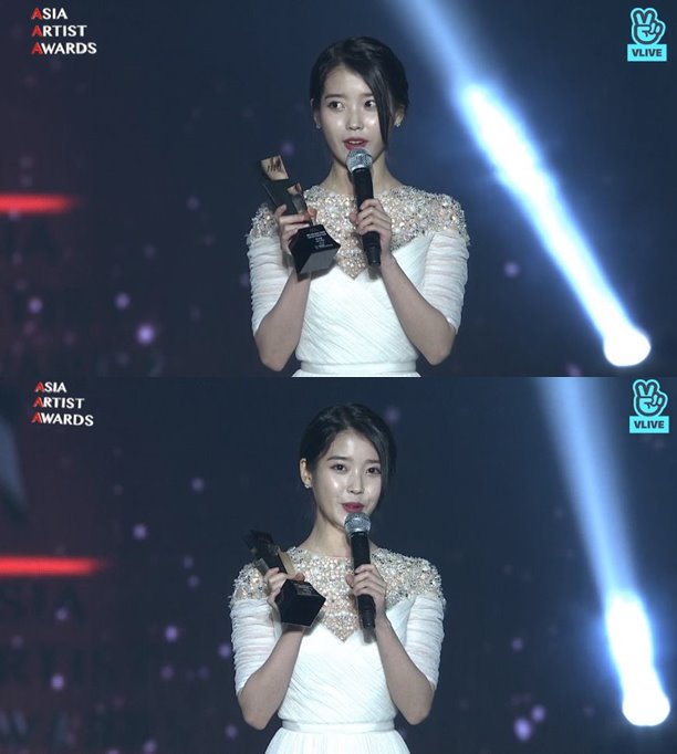 [2018 AAA] 아이유(이지은), AAA 아시아 핫티스트상 수상 “나의아저씨 팀께 감사”