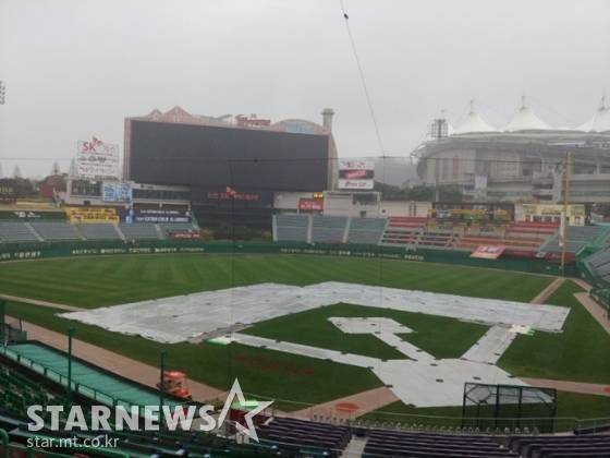 KBO, KIA-SK 문학‧LG-두산 잠실 경기 우천 취소 ‘추후 재편성’