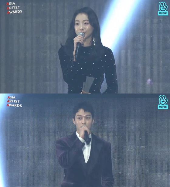 [2018 AAA] 김다미·장기용, 배우 부문 AAA 신인상 수상 “감사드린다”