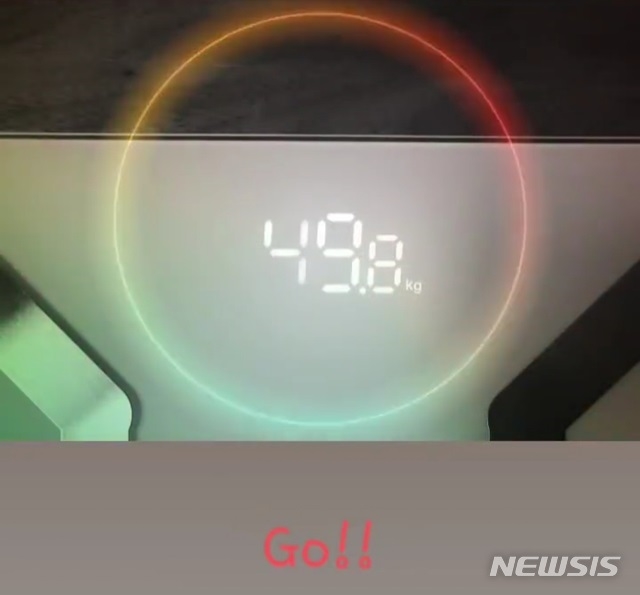 “173cm에 49.8kg… Go!!" 운동에 푹 빠진 유이, 몸무게 공개