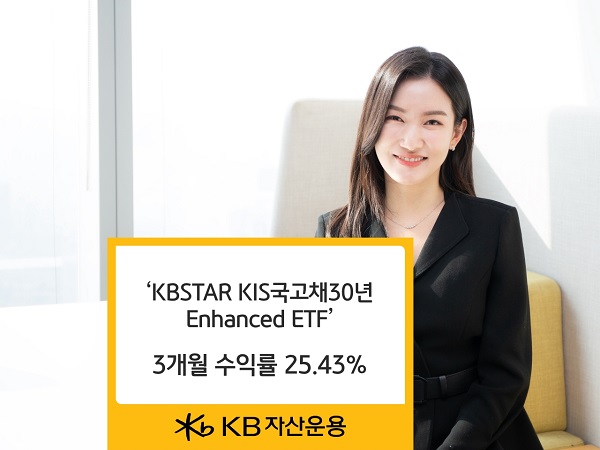 KB운용 국고채 30년 ETF, 3개월 수익률 25.43%…채권 ETF 중 1위 기록